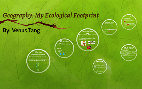 Geography: My Ecological Footprint by Shade Awesome on Prezi