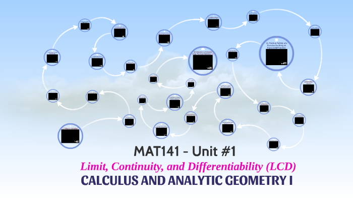 MAT141 - Unit #1: Limit, Continuity, and Differentiability (LCD) by ...