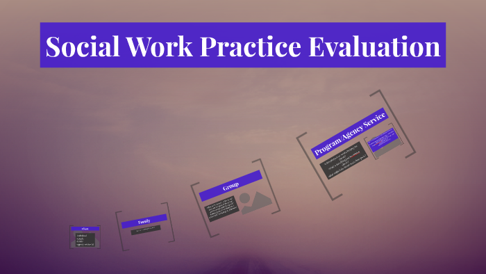 Social Work Practice Evaluation by Marie Opatrny on Prezi