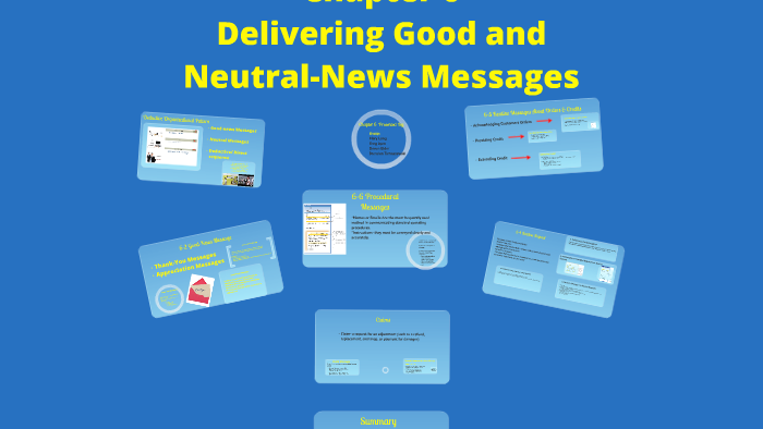 Chapter 6 Delivering Good and Neutral-News Messages by mary lang on Prezi