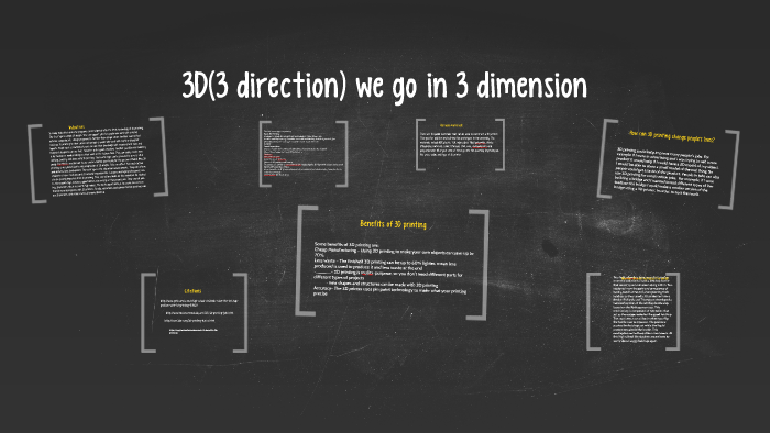 3D(3 direction) we go in 3 dimension by Kristin Palyo on Prezi