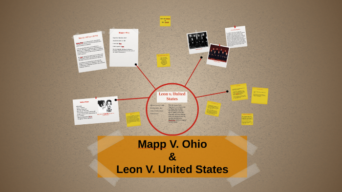 Mapp v. Ohio and Leon v. United States by Samuel Breece on Prezi