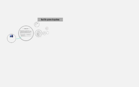 Real life systems of linear equations by gurwinder singh on Prezi