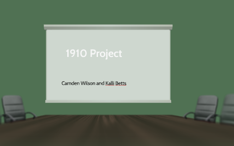 1910 Project by Kalli Betts on Prezi