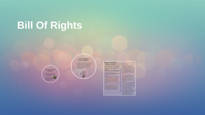 Bill Of Rights by Adam Zielke on Prezi