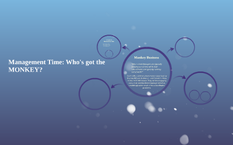 Management Time: Who's got the MONKEY? by seerat sokhi on Prezi