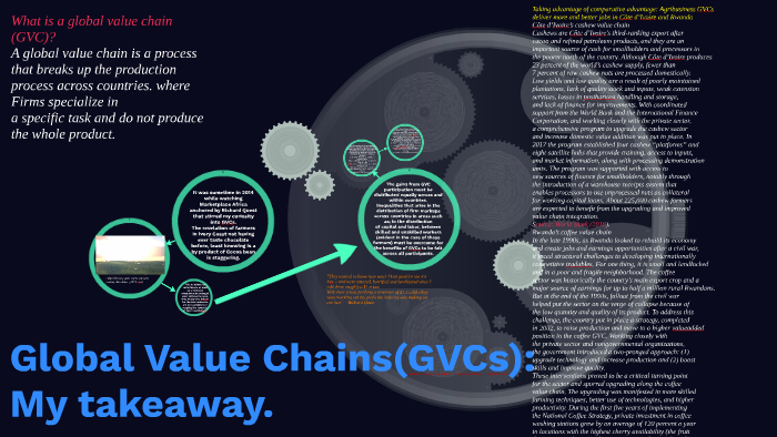Global Value Chains(GVCs): My takeaway. by Abimbola Balogun