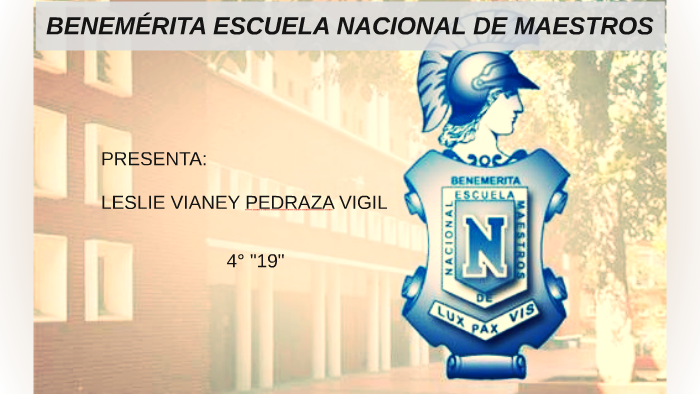 BENEMÉRITA ESCUELA NACIONAL DE MAESTROS by leydi chavez on Prezi