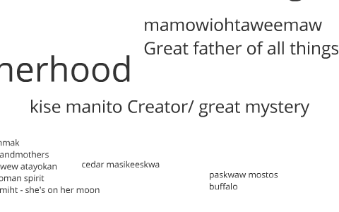 Cree Thanks, prayers, gratitude by Randy Morin on Prezi