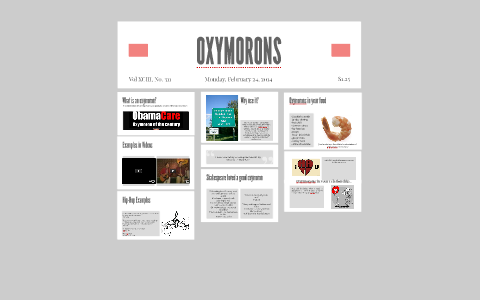 OXYMORONS by Jessica Stanfill on Prezi