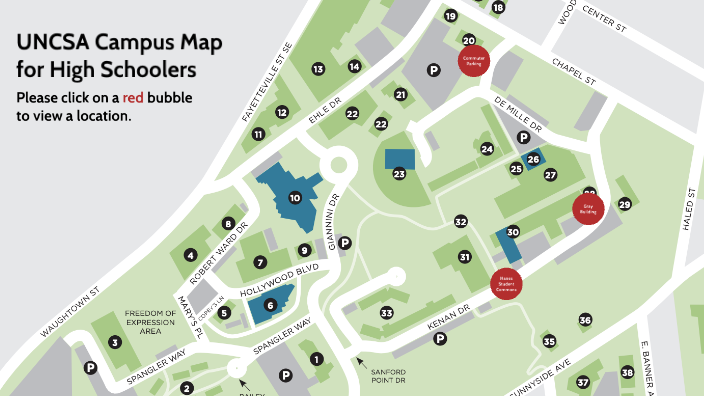UNCSA High School Map by Sarah Jin on Prezi