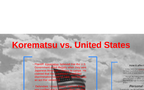 Korematsu vs. United States by Tahlia Rossi on Prezi