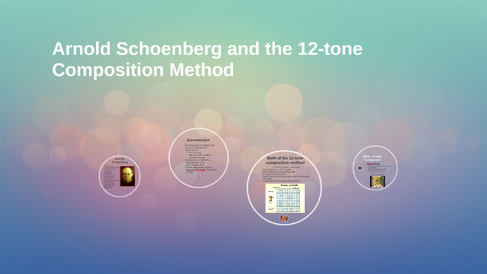 Arnold Schoenberg and the 12-tone Composition Method by on Prezi