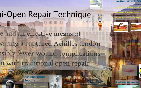 EBM Mini-Open Repair Technique for Acute Achilles Tendon Rupture by ...