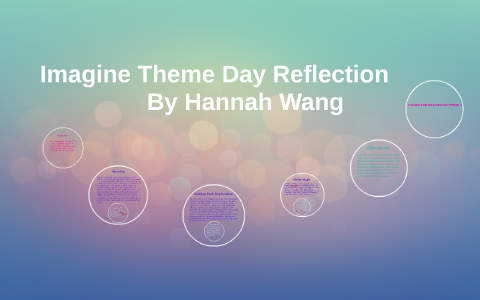 Imagine Theme Day Reflection by Hannah Wang on Prezi