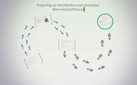 Preparing an introduction and conclusion by on Prezi