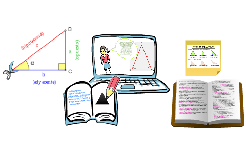 Un triángulo, en geometría, es la reunión de tres segmentos by Natalia ...