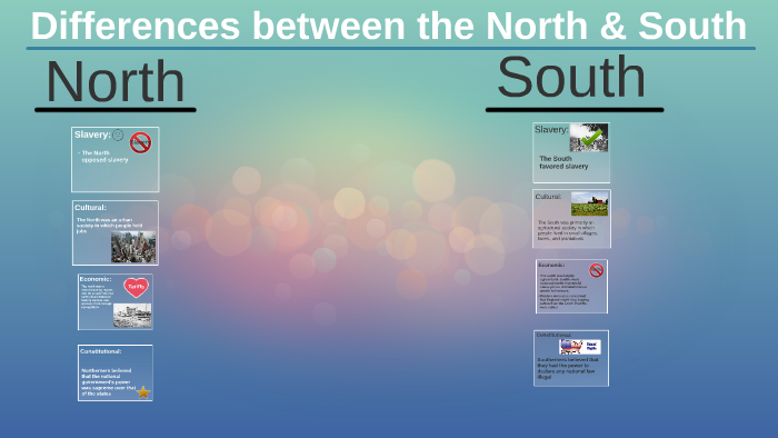 Differences between the North & South by Pippa Hamilton on Prezi