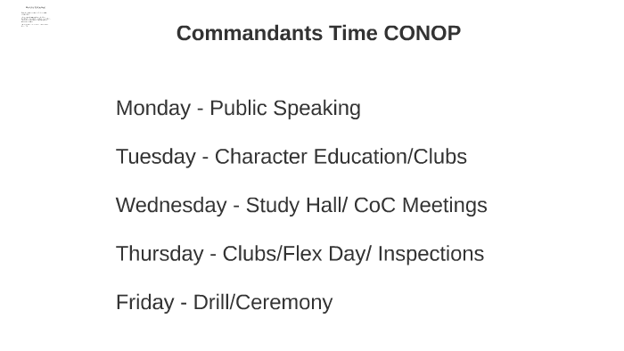 Commandants Time CONOP by robin rochester on Prezi