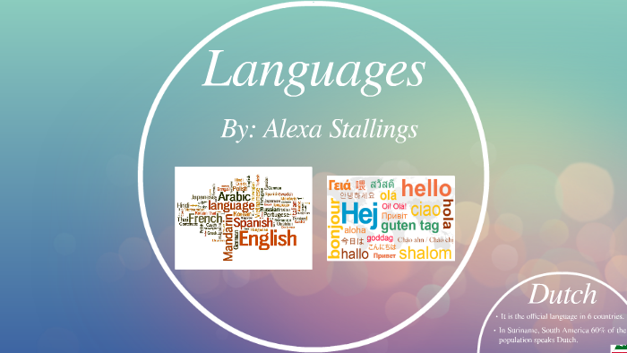 Comparing & Contrasting Languages by Alexa Stallings on Prezi