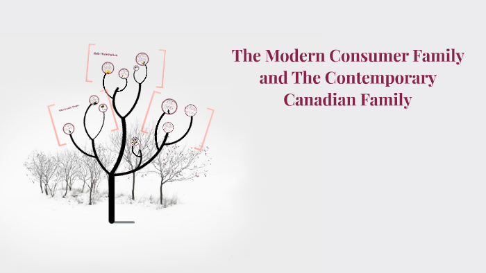 The Modern Consumer Family and The Contemoprary Canadian Fam by sofia ...