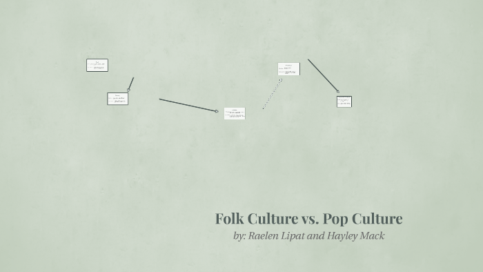 Folk Culture vs. Pop Culture by Raelen Lipat on Prezi