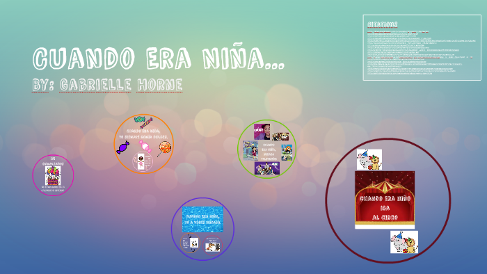 Cuando Era Niña by Gabrielle Horne on Prezi