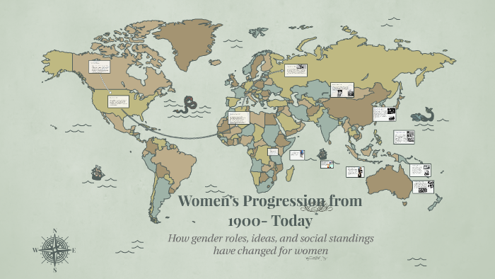 Women's progression from 1900- Today by Misty Black on Prezi