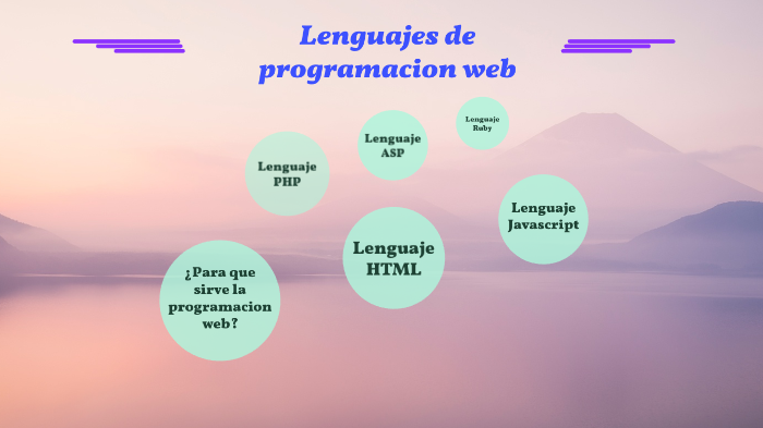 Lenguajes de programación web by Marjory Ilmara Jimenez Palma on Prezi