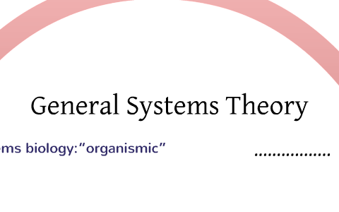 General Systems Theory by Darragh Cunningham on Prezi