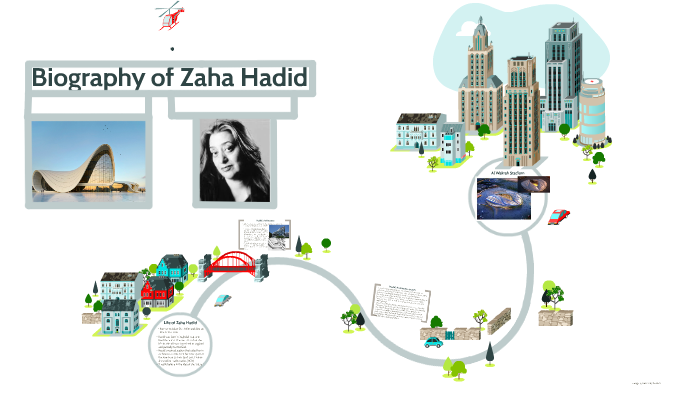 Biography of Zaha Hadid by Zach Groll on Prezi