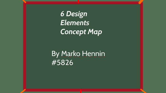 6 Design Elements Concept Map by Marko Hennin on Prezi