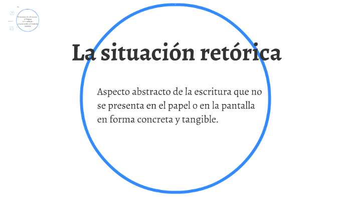 La situación retórica by Lucía Pch on Prezi
