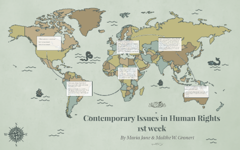 Contemporary Issues in Human Rights: Week 1; Malthe and Maria by Maria ...