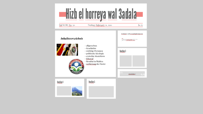 Hizb el horreya wal 3adala by Hana Nasser on Prezi