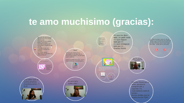 te amo muchisimo (gracias): by ana maria restrepo velasquez