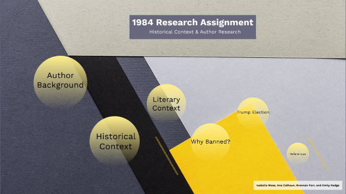 1984 Research Assignment by Emily Mae on Prezi