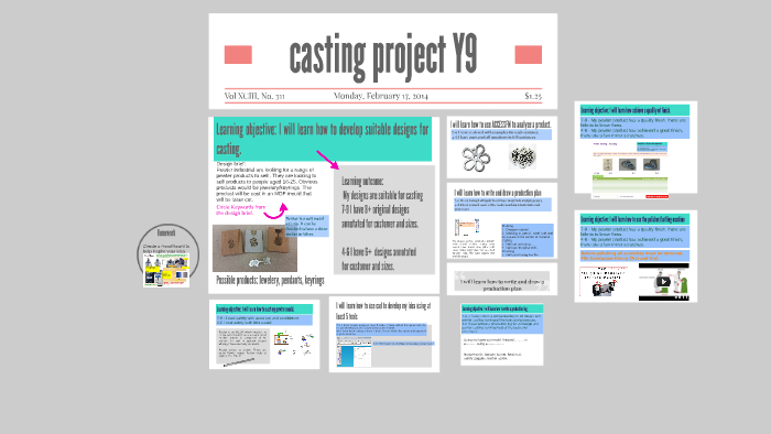 casting project Y9 by on Prezi