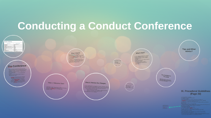 Conducting a Conduct Conference by Jen Alexander on Prezi