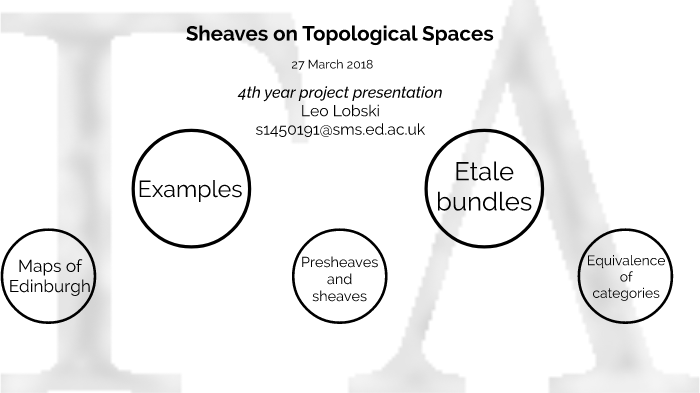 Sheaf theory by Leo Lobski on Prezi