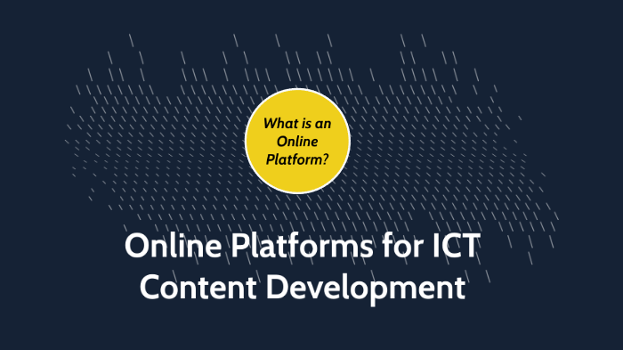 Online Platforms for ICT Content Development by Angelo Diy on Prezi