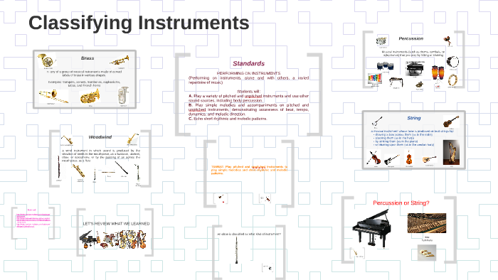 Classifying Instruments by Melani Marston on Prezi