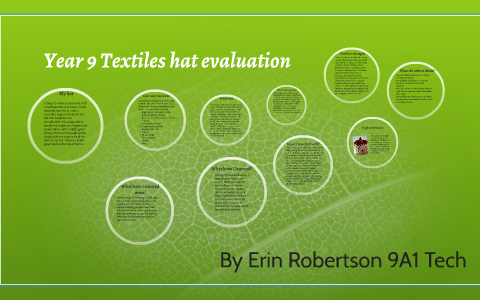 Year 9 Textiles hat evaluation by E Rob on Prezi