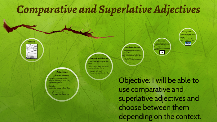 Comparative and Superlative Adjectives by Jessica Bowman on Prezi
