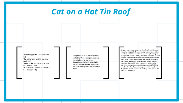 Cat on a Hot Tin Roof by Tyllor Ledford on Prezi