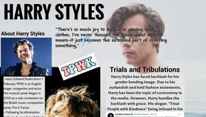 Harry Styles Poster by Abbie McCormack on Prezi Design