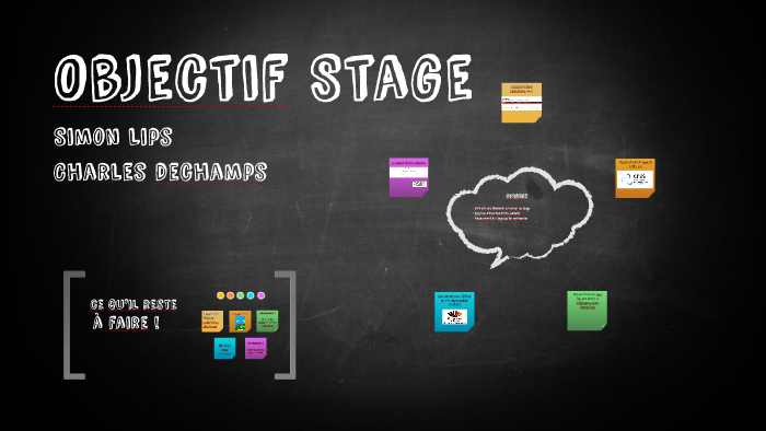 Objectif Stage by Charles Dechamps on Prezi