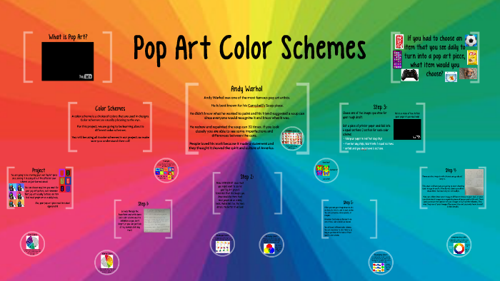 Pop Art Color Schemes by Courtney Atkins on Prezi