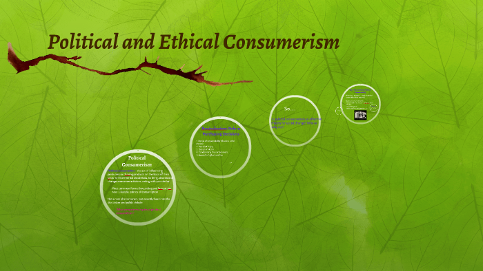 Political and Ethical Consumerism by on Prezi