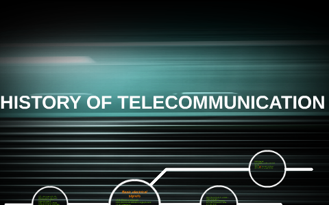HISTORY OF TELECOMMUNICATION by Shivam Trivedi on Prezi
